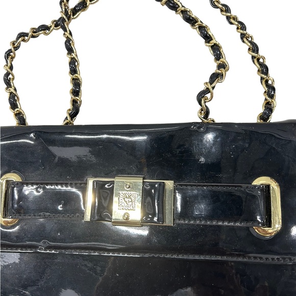 Anne Klein | Bags | Authentic Anne Klein Logo Handbag 98s Vintage Rare ...